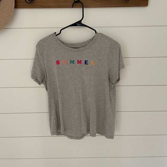J. Crew Factory | Tops | J Crew Factory Collector Tee Summer | Poshmark
